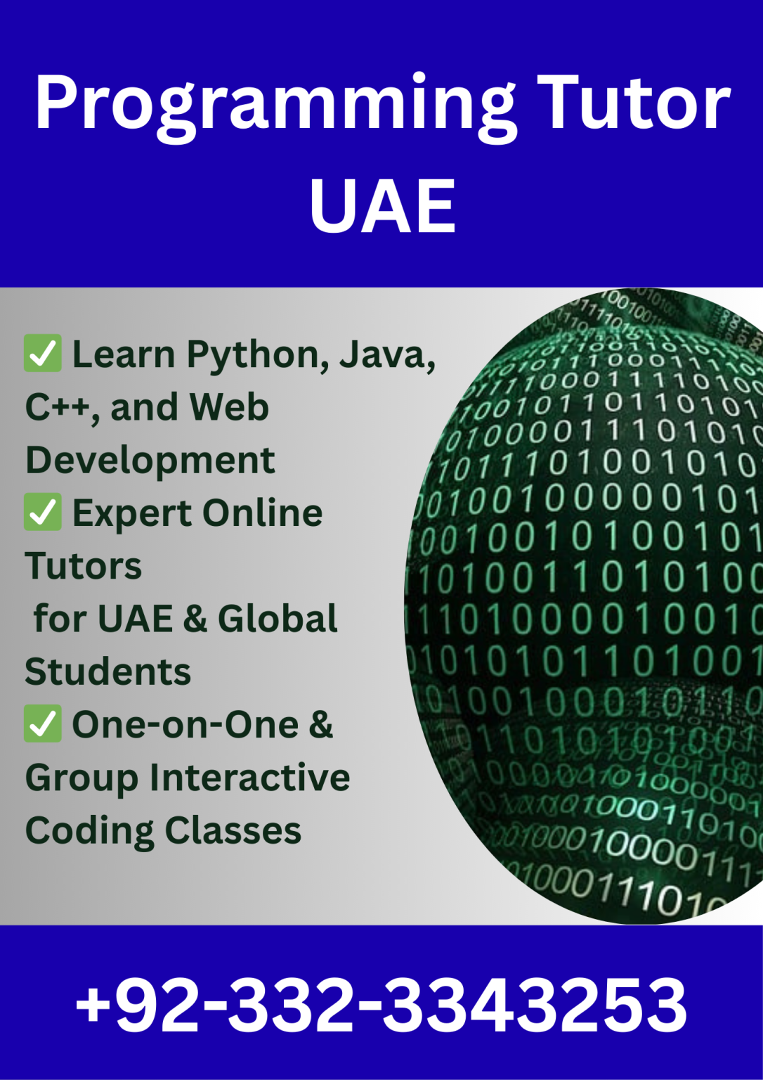 Programming Tutor UAE - Learn Programming with Experts Tutors - Online ...